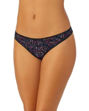 ON GOSSAMER Printed Hipster Thong Butterfly Effect