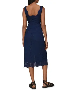 Whistles Noelle Lace Sheath Dress