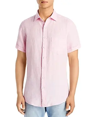 Rodd & Gunn RODD & GUNN Ellerslie Linen Textured Classic Fit Button-Up Shirt Wild Rose