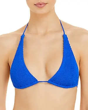 Bond Eye Bond-eye The Sofie Triangle Bikini Top Bright Blue