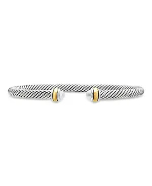 David Yurman David Yurman Classic Cable Bracelet Pearl