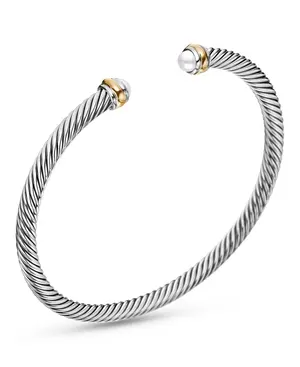 David Yurman Classic Cable Bracelet - Pearl