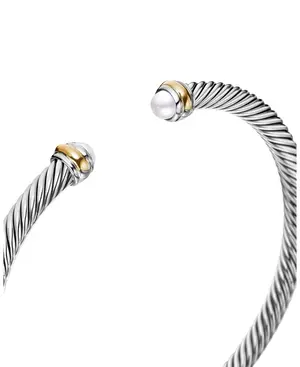 David Yurman Classic Cable Bracelet - Pearl