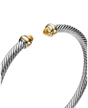 David Yurman Cable Classic Bracelet With - Citrine