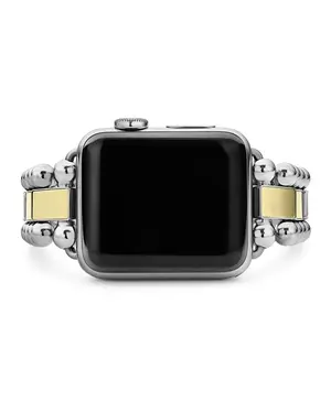Lagos Smart Caviar Apple Watch Bracelet - Gold/silver