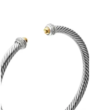 David Yurman Cable Classic Bracelet With Diamonds