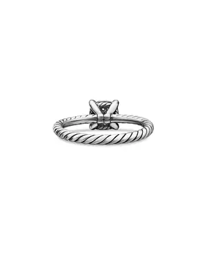 David Yurman Petite Chatelaine Diamond Ring - Silver
