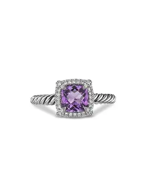 David Yurman Petite Chatelaine Ring - Amethyst