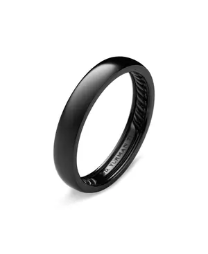 David Yurman 4mm Classic Band - Black Titanium