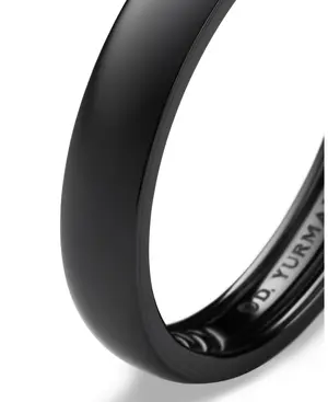 David Yurman 4mm Classic Band - Black Titanium