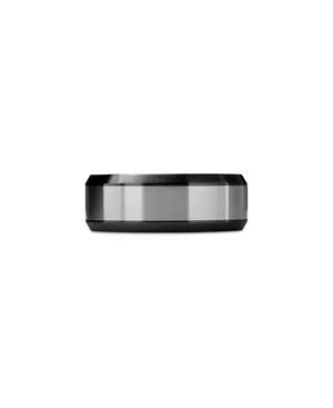 David Yurman Titanium Beveled Band Mm - Black/gray