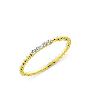 Meira T 18k Yellow Diamond Ball Ring - Gold