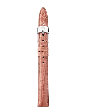 Michele Alligator Watch Strap Dusty Mauve