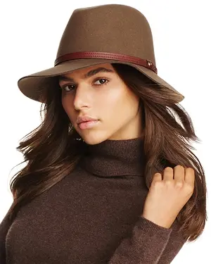 Rag & Bone Floppy Brim Fedora Rag & Bone Black Floppy Brim Fedora main image 4