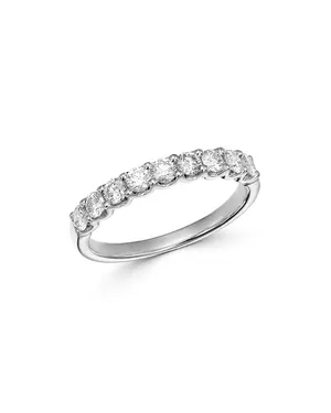 Bloomingdale'S Diamond Band In 14k Gold 0.60 Tcw - White