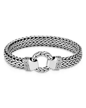John Hardy Sterling Classic Chain Ring Clasp Bracelet