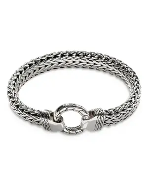 John Hardy Sterling Classic Chain Ring Clasp Bracelet