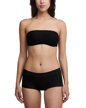 Chantelle Soft Stretch Padded Bandeau Bra - Black