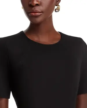 T Tahari Judianne Fitted Sheath Dress - Black