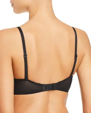ON GOSSAMER Mesh Convertible T-shirt Bra - Black