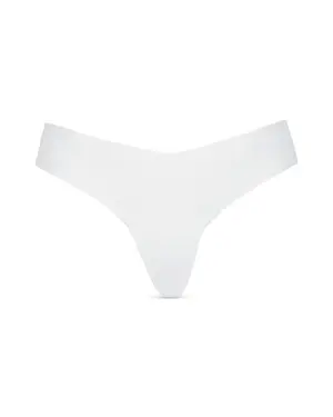 Commando Technical Cotton-blend Thong - White