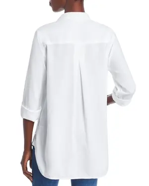 Bella Dahl Long Sleeve Button-down Top - White