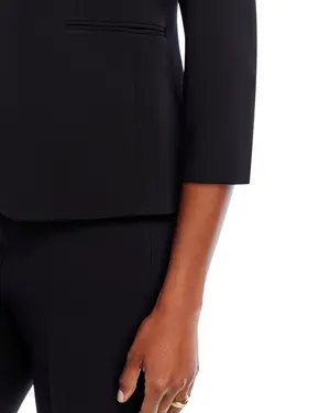 Theory Lindraya Admiral Crepe Blazer - Black