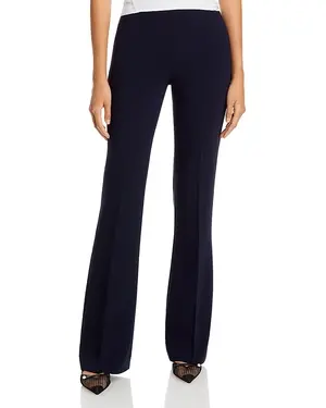 Theory Demitria Admiral Crepe Flared Pants - Deep Navy