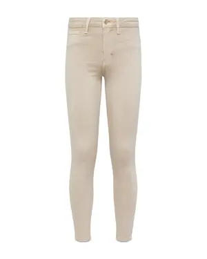 L'Agence Marguerite Mid Rise Skinny Jeans - Biscuit