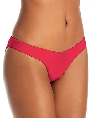 PQ SWIM PilyQ Basic Ruched Bikini Bottom Avalon