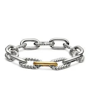 David Yurman Dy Madison Chain Bracelet - Silver/gold