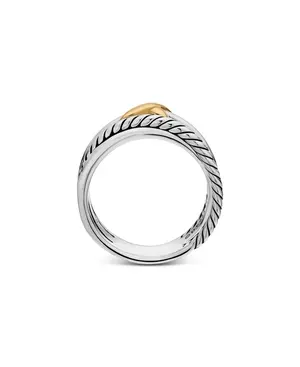 David Yurman 18k Gold Crossover Ring