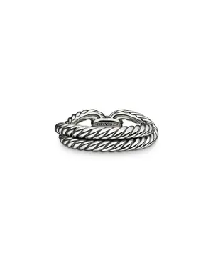 David Yurman Cable Loop Diamond Ring - Silver