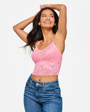 Cosabella Never Say Never Cropped Lace Cami - Passiflora