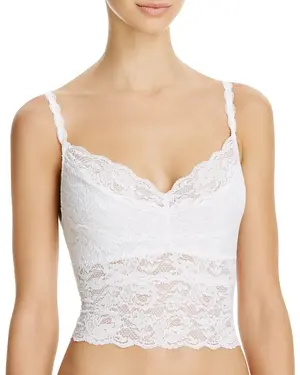 Cosabella Never Say Never Cropped Lace Cami - White