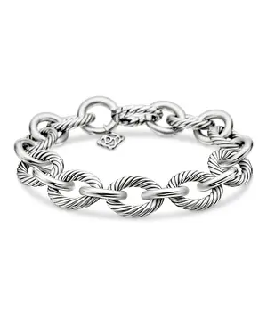 David Yurman Oval Link Chain Bracelet - Silver