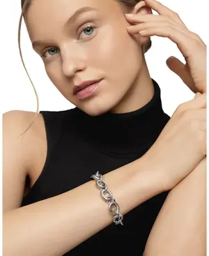 David Yurman Oval Link Chain Bracelet - Silver