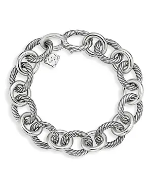 David Yurman Oval Link Chain Bracelet - Silver