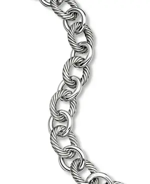 David Yurman Oval Link Chain Bracelet - Silver