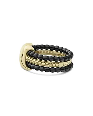 Lagos Meridian Stack Ring - Multi/gold
