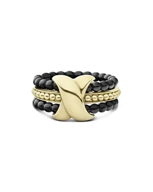 Lagos Meridian Stack Ring - Multi/gold