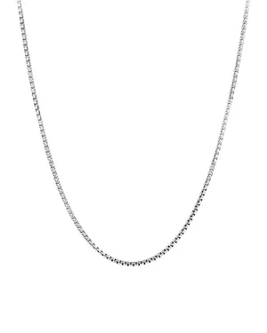 David Yurman Small Box Chain - Silver