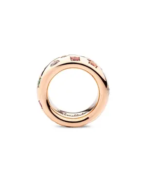 Pomellato 18k Rose Classic Iconica Multi-gemstone Band