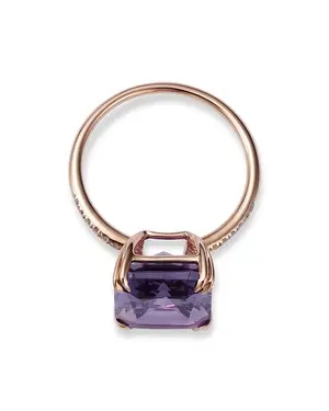 Bloomingdale'S Amethyst And Diamond Statement Ring