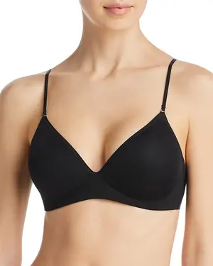 ON GOSSAMER Next To Nothing Microfiber Wireless T-shirt Bra - Black