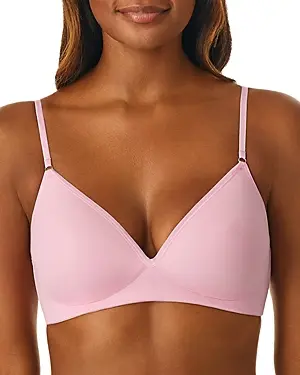 ON GOSSAMER Next To Nothing Microfiber Wireless T-shirt Bra Whisper Rose