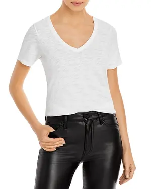 ATM Anthony Thomas Melillo Short Sleeve V-neck Tee