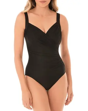 Miraclesuit Miraclesuit DD Cup Sanibel One Piece Swimsuit Black
