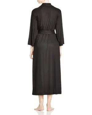 Natori Shangri La Knit Robe - Black