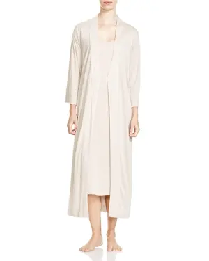 Natori Shangri La Knit Robe - Cashmere Cream